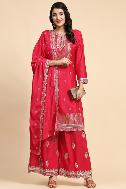 Buy Red Salwar Kameez & Red Suits Online USA | Andaaz Fashion