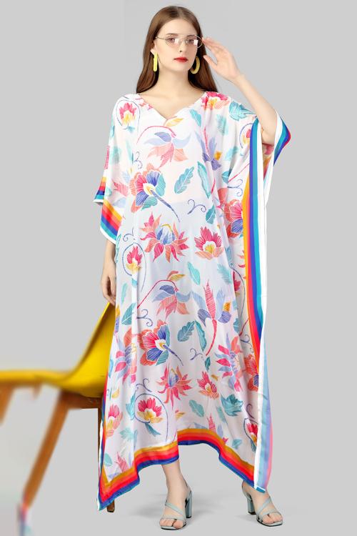 Buy Designer Silk Kaftan Dresses Online | Andaaz Fashion