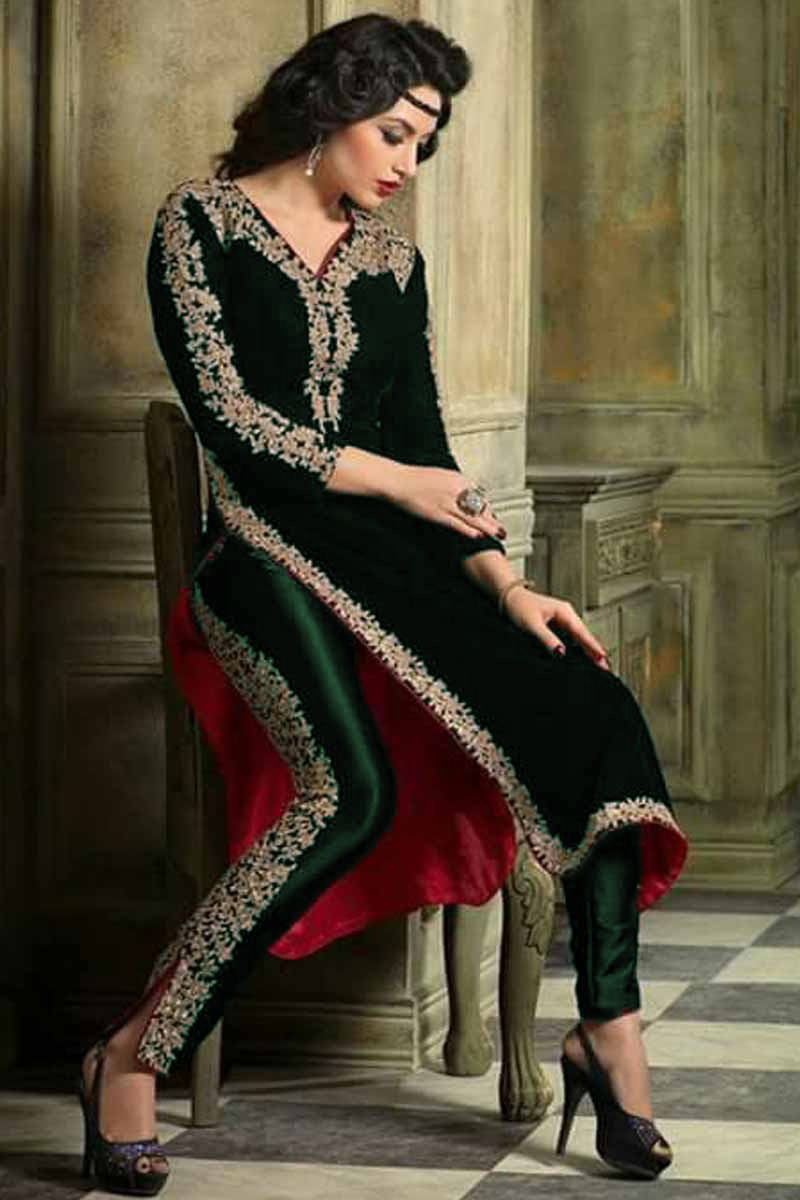 Embellished cigarette trousers store