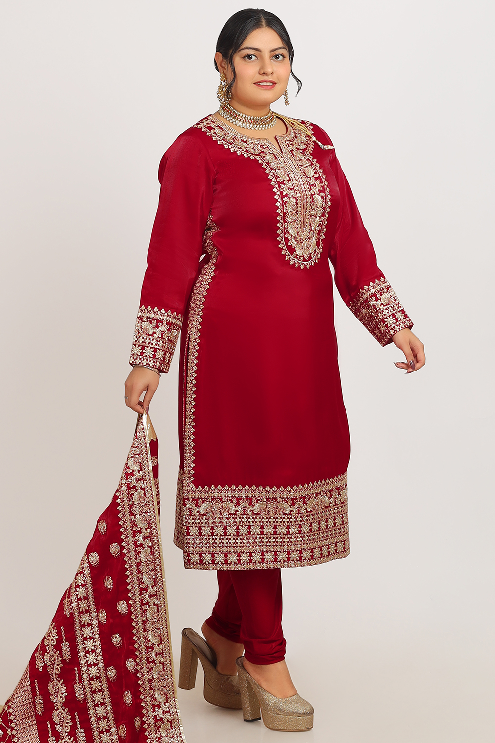 Churidar Suits: Indian & Pakistani Anarkali Churidar Suit Online ...